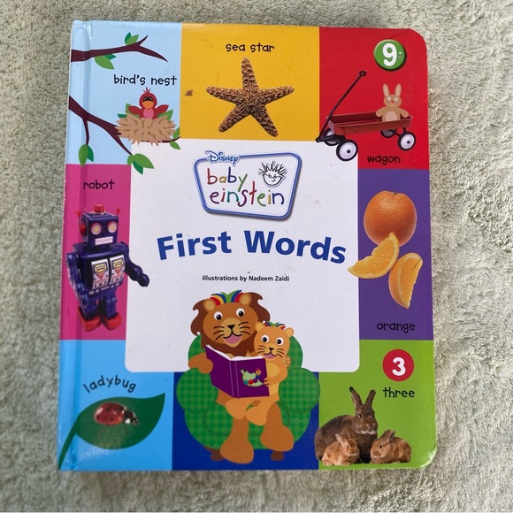Disney | Toys | Disney Baby Einstein First Words Board Book | Poshmark